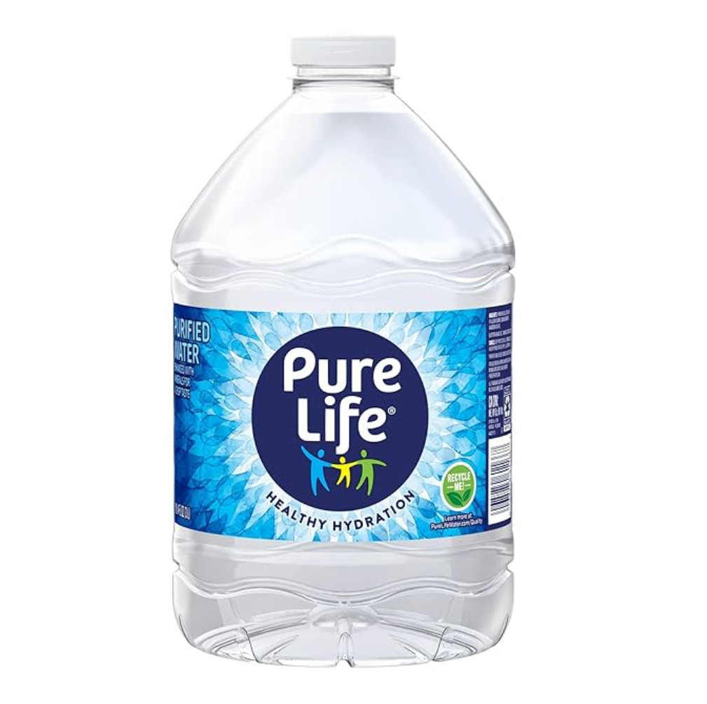 Pure Life, Purified Water, 101.4 Fl Oz, Plastic Bottled Water - H2H